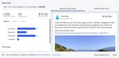 Is it better to boost a post or create an ad on Facebook?